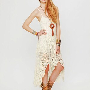 CROCHET FASHION TRENDS - Exclusive White Crochet Summer Dress - Made to ...