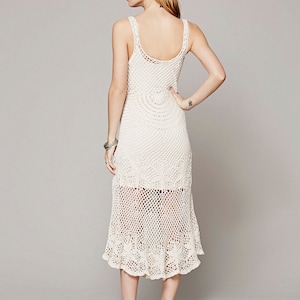 CROCHET FASHION TRENDS - Exclusive White Crochet Summer Dress - Made to ...