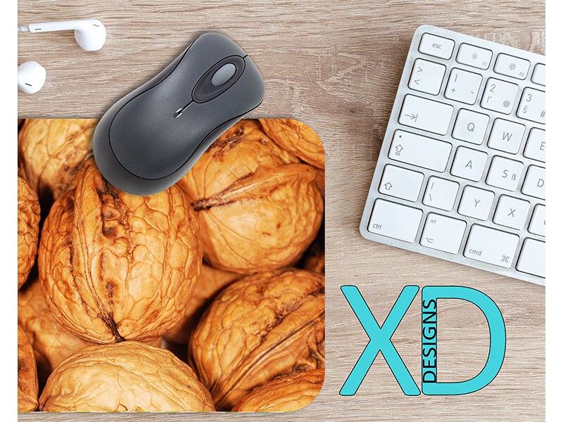 Walnut Mouse Pad Walnut Mousepad Nut Rectangle Mouse Pad | Etsy