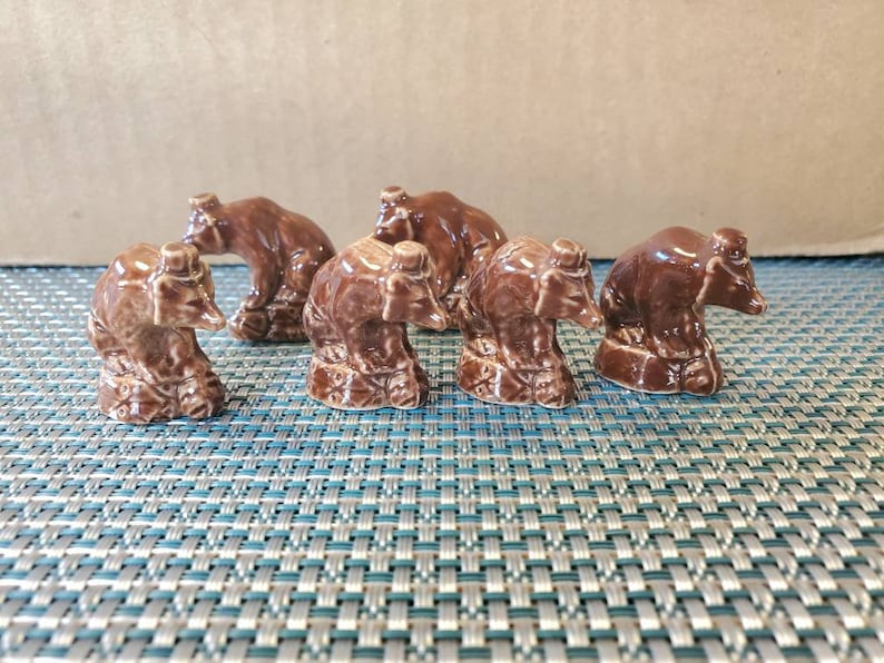 Rose Tea Figurines Ceramic Animals - Etsy