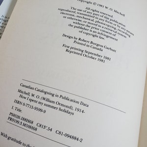 Books, 80s, How I Spent My Summer Holidays - Etsy