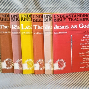 Books, 70s, Series Understanding Bible Teaching - Etsy