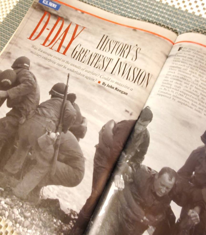 Magazine, 90s, US NEWS, Dday - Etsy