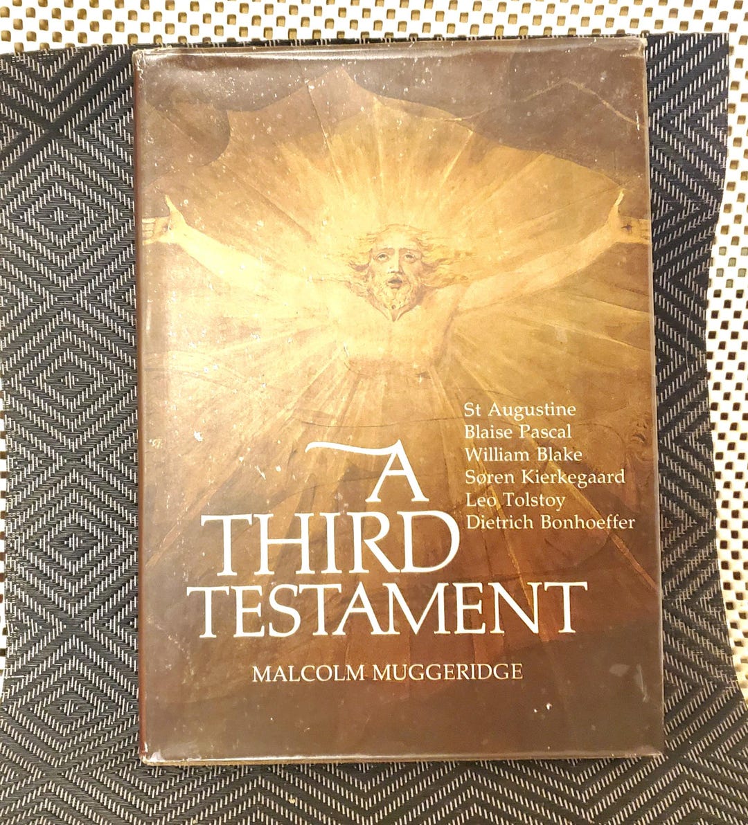 BOOKS, 70s, A Third Testament, Malcolm Muggeridge - Etsy