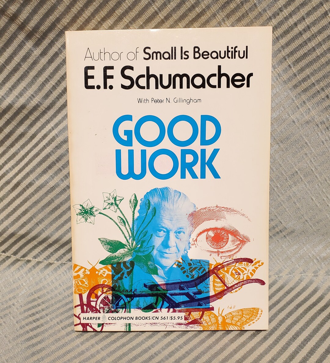 Books, 70s, Good Work, Schumacher - Etsy