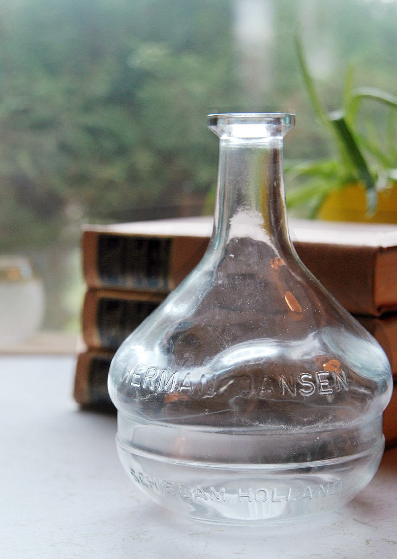 Herman Jansen - Glass Decanter - Etsy