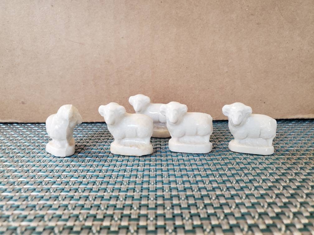 Rose Tea Figurines Ceramic Animals - Etsy