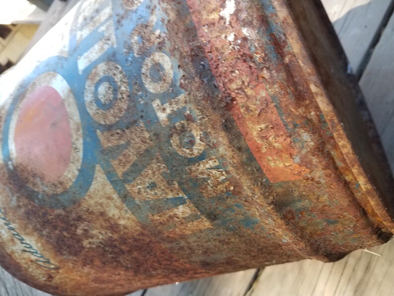 Rusty Old Havoline Motor Oil Can - Etsy