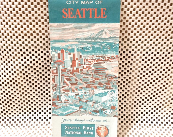 Pamphlet, 60s, City of Seattle Map - Etsy