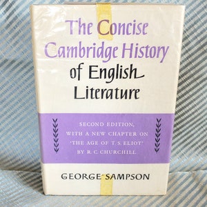 Books, 60s, Cambridge History of English Literature - Etsy