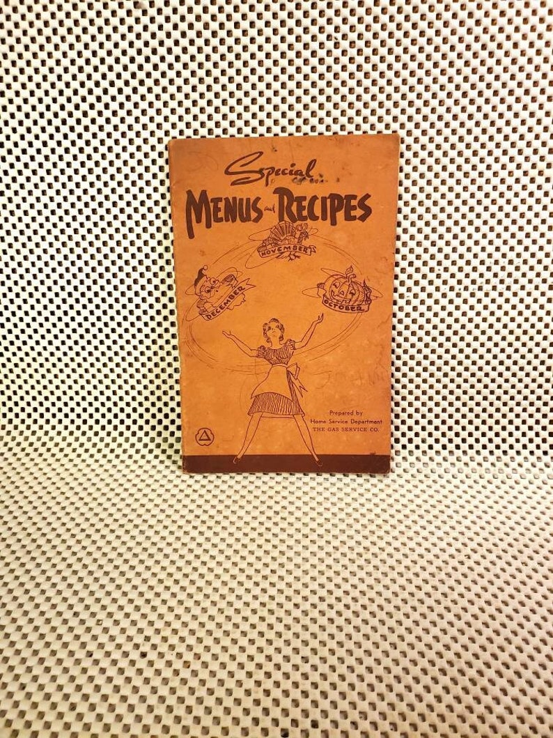 Booklet, 50s, Menus and Recipes - Etsy