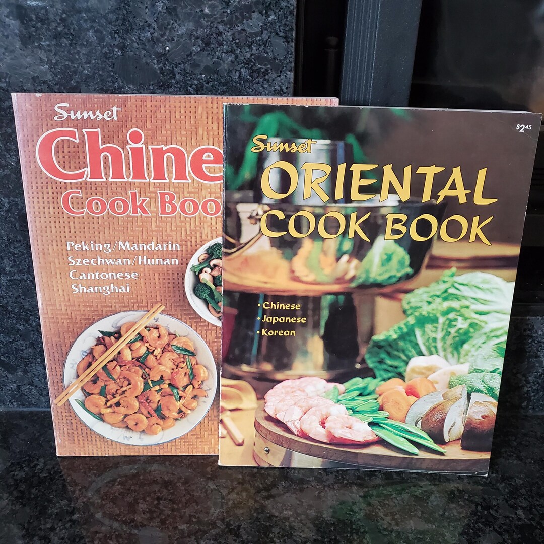 Books, 70s, Sunset, Chinese Oriental Cookbooks - Etsy