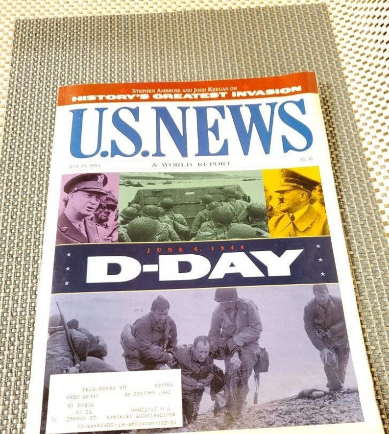 Magazine, 90s, US NEWS, Dday - Etsy