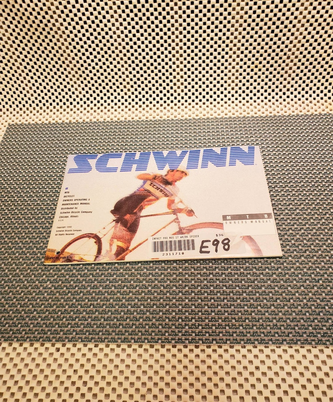Pamphlet, Schwinn Spider Guide - Etsy