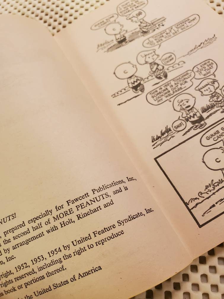 Booklet 50s Peanuts Snoopy Charles Schulz - Etsy