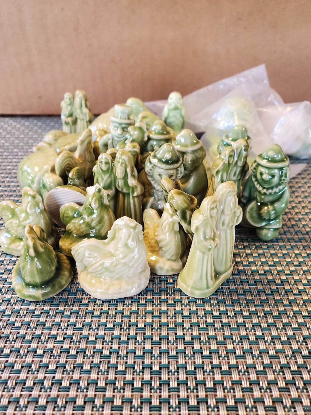 Rose Tea Figurines Ceramic Animals - Etsy