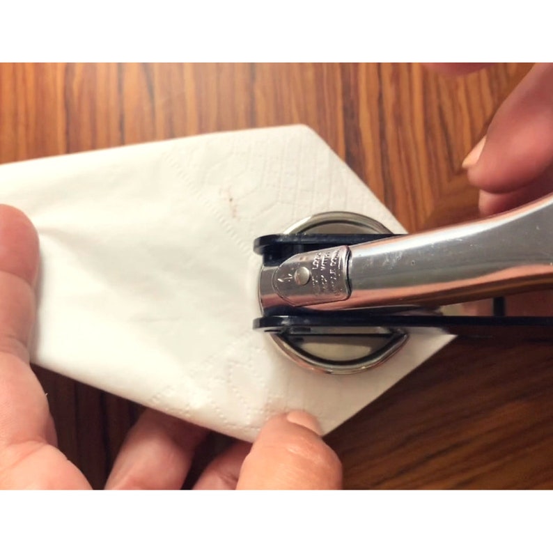 Hand Held Embosser With Personalised Insert: Manual Embossing on Paper ...