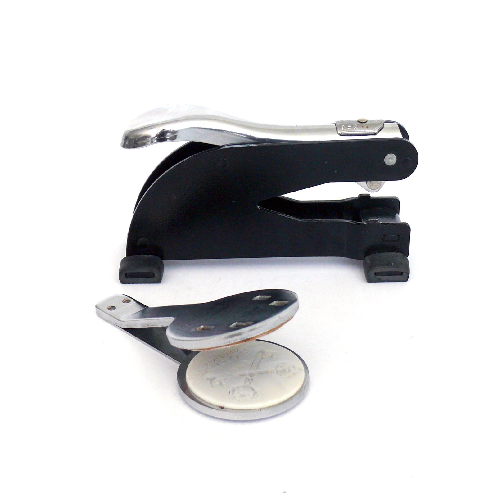 Hand Held Embosser With Personalised Insert: Manual Embossing on Paper ...