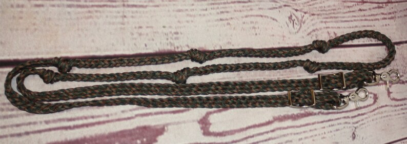 Horse tack western reins Barrel reins camo horse tack | Etsy