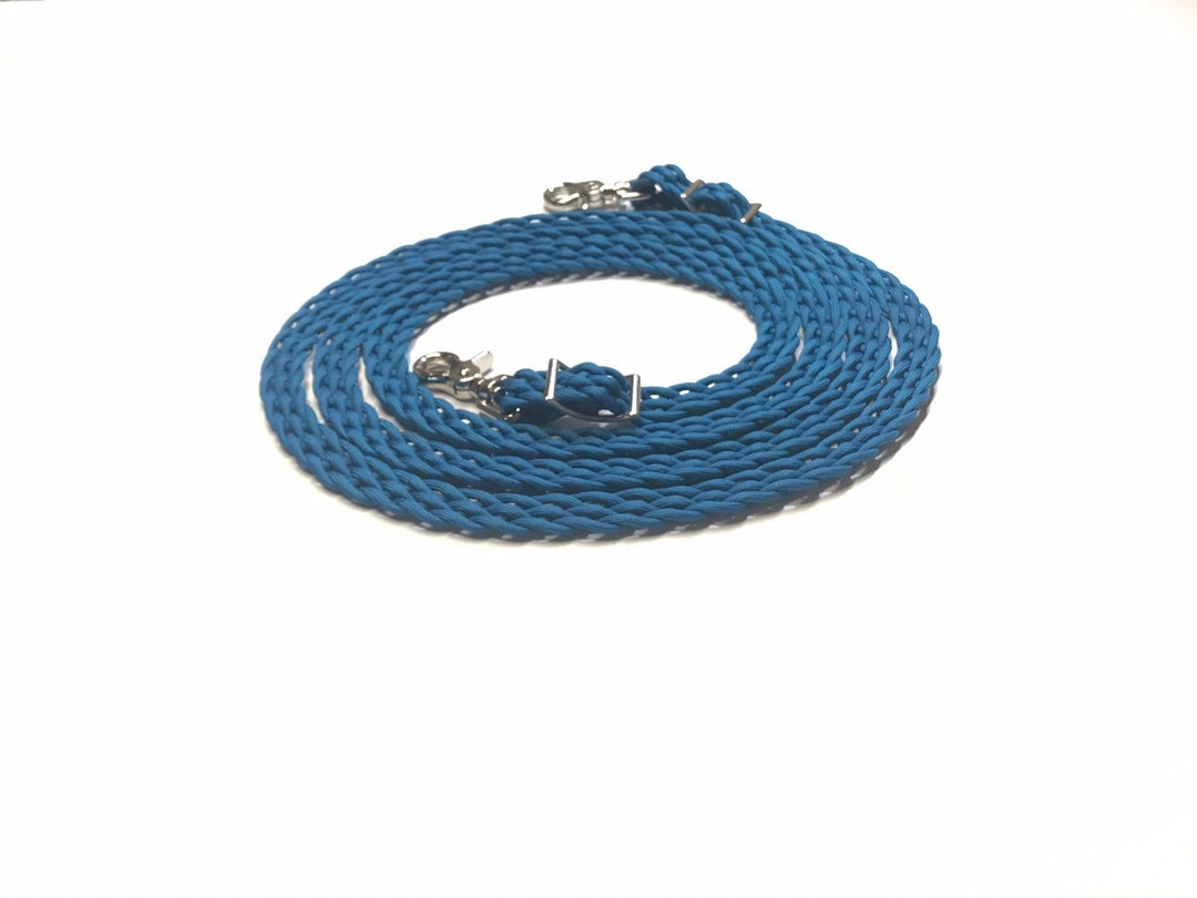 Horse Reins Flat Reins Blue Reins Horse Tack Western - Etsy