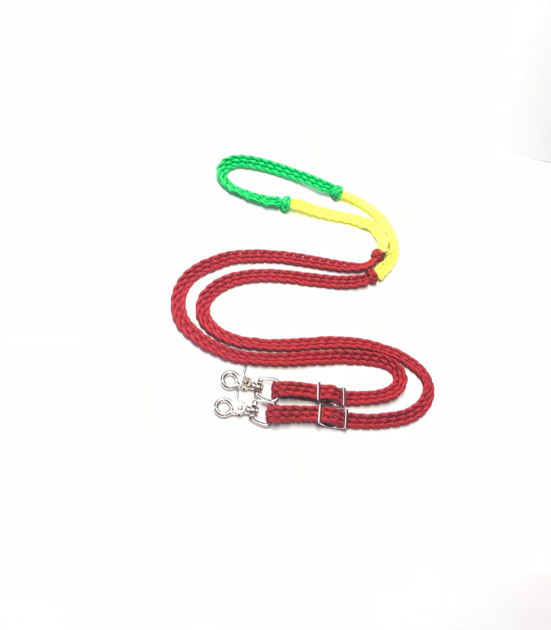 Lesson Reins, Color Coded Reins, Riding Lesson Reins in Yellow, Green ...