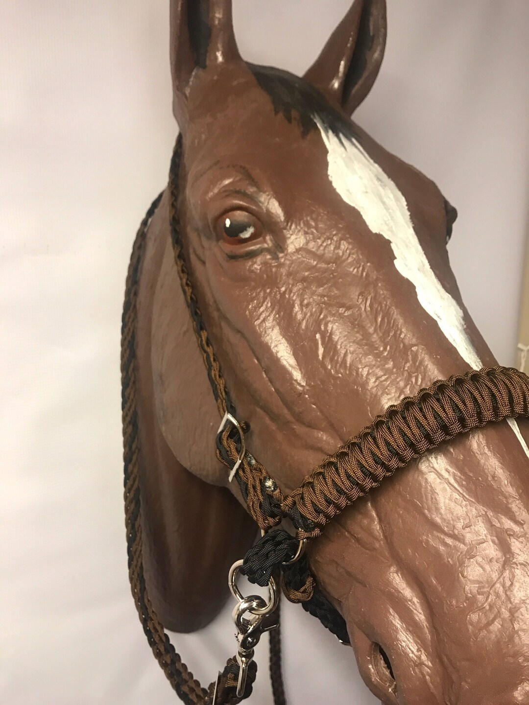 Horse Tack, Bitless Bridle, Side Pull Hackamore, Simple Headstall ...