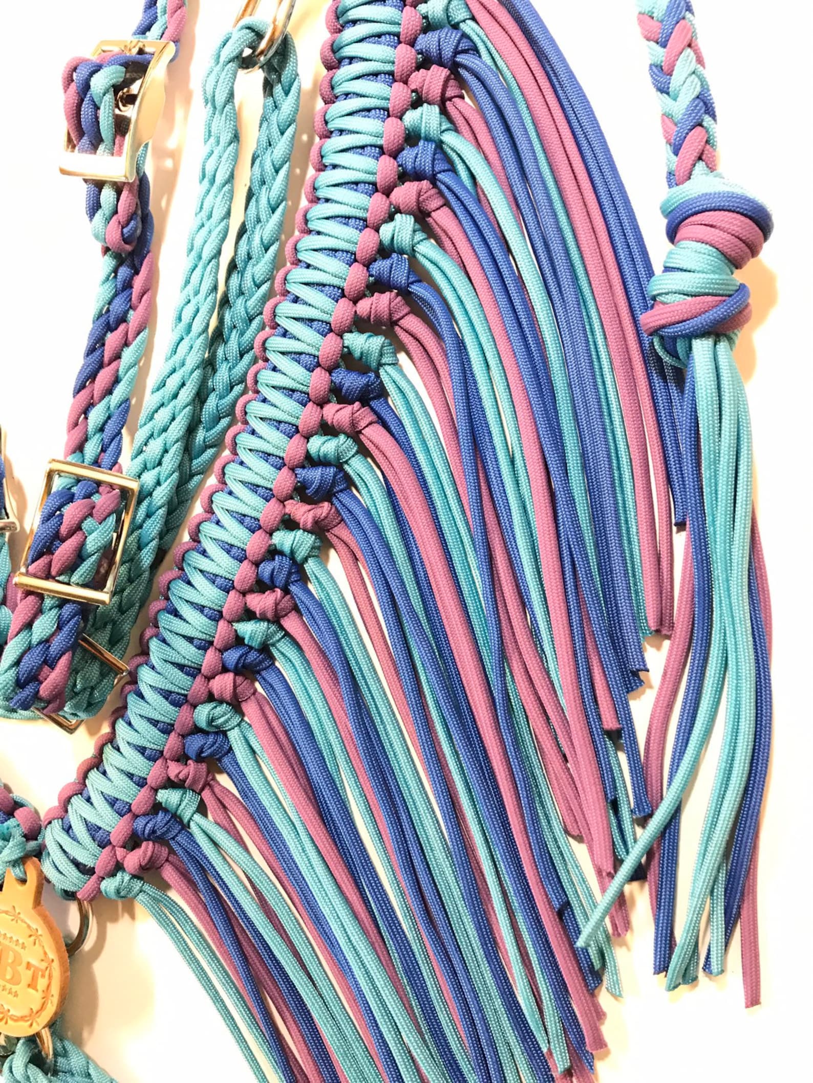 Horse Tack Set Turquoise Purple and Blue | Etsy