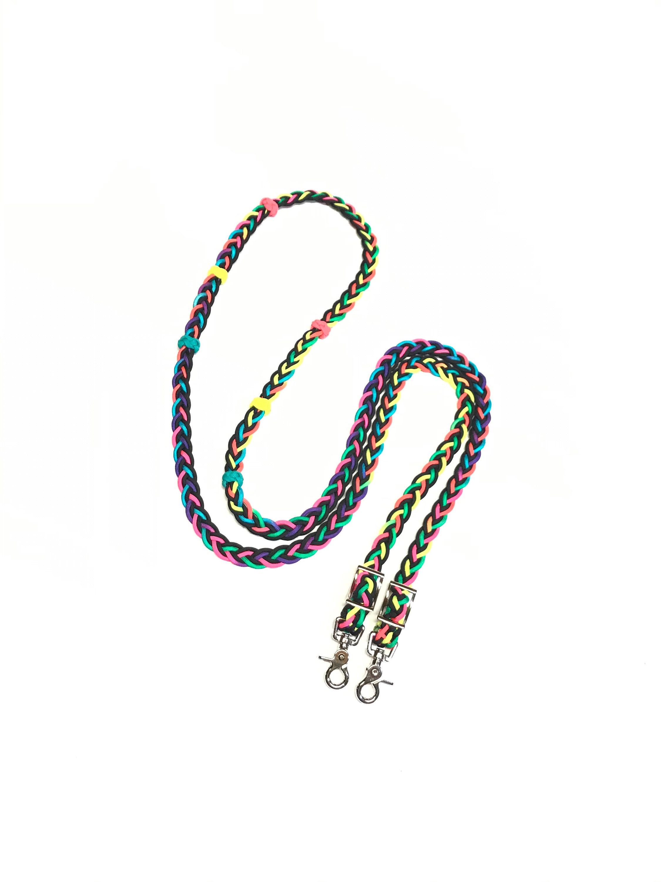 Barrel Racing Reins 1/2 Training Reins Rainbow Reins - Etsy Ireland