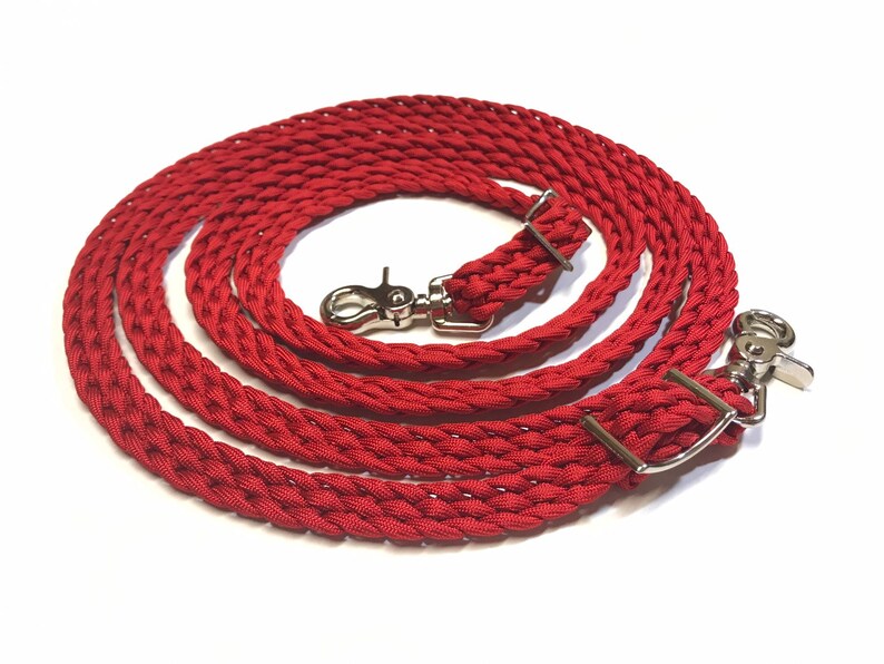 Red Rein Reins Flat Reins Red Reins Horse Tack Western - Etsy