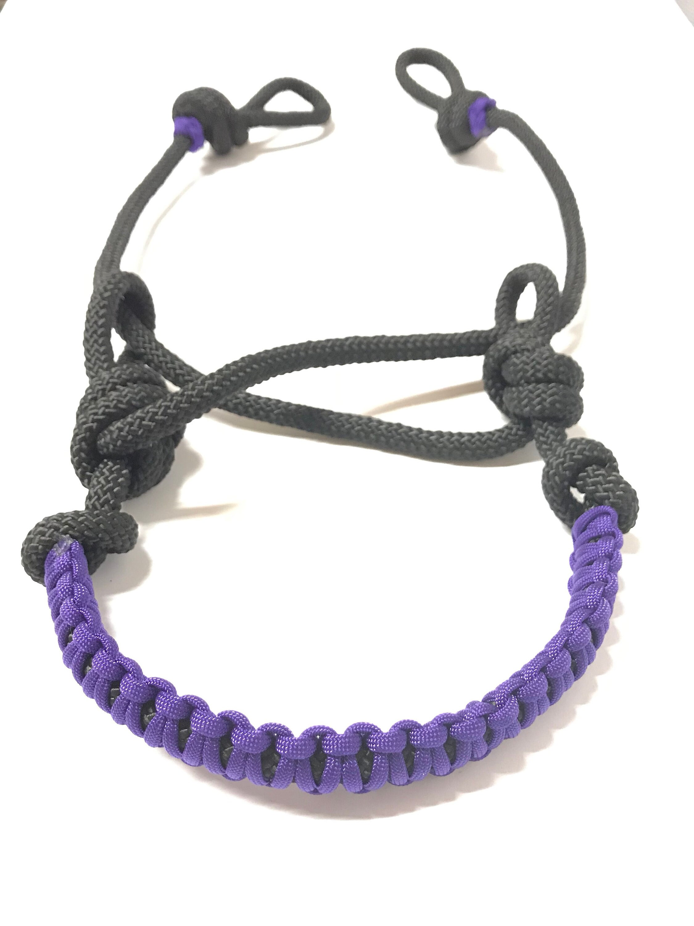 Purple Indian Bosal Indian Bosal Bitless Attachment Bitless | Etsy