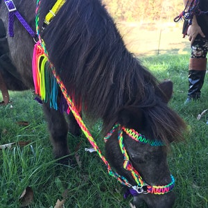 Miniature Horse Tack Set, Pony Tack Set, Rainbow Pony Tack Set, Pony ...