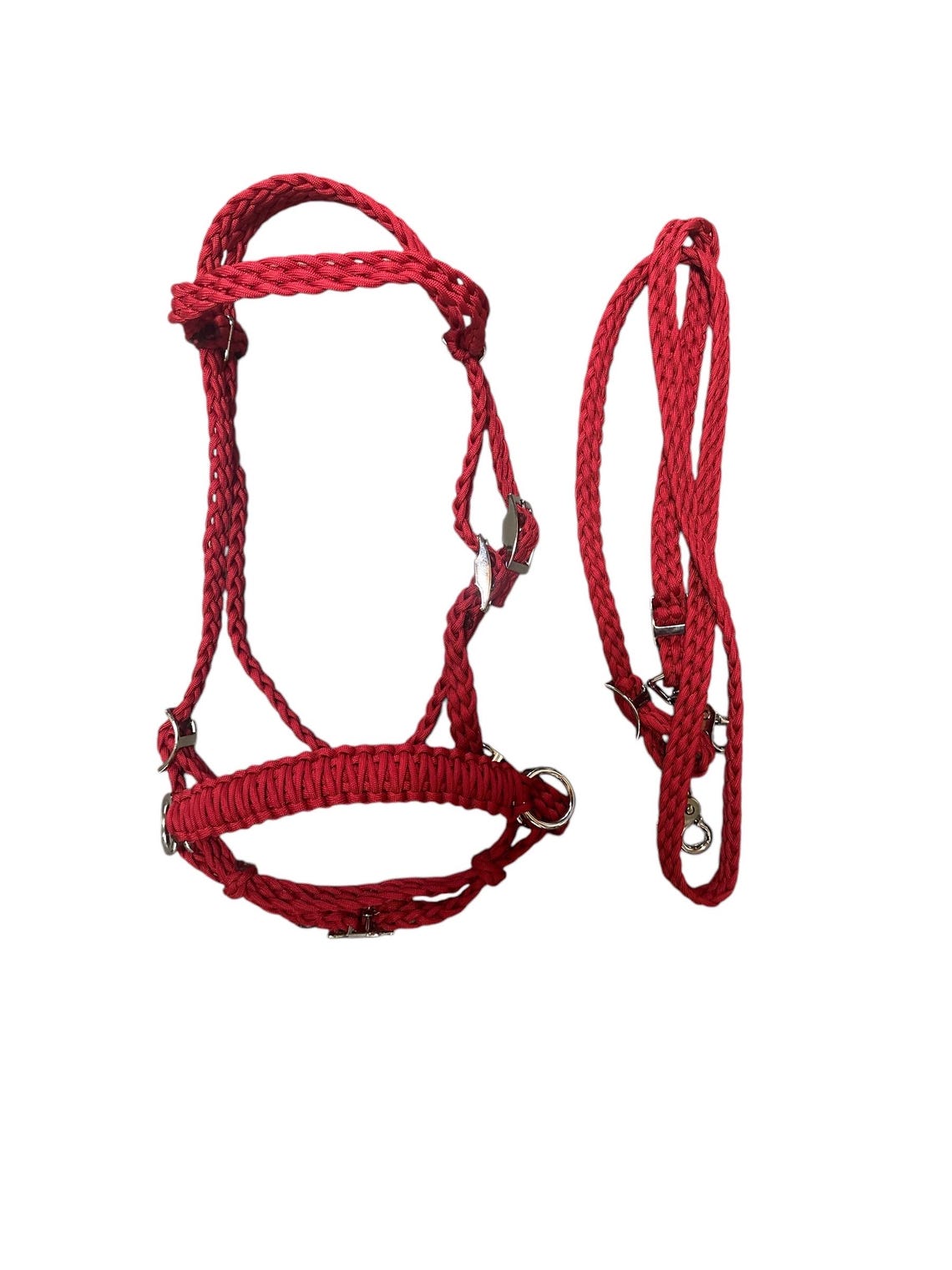 Red Pony Bitless Bridle With Side Pull Hackamore - Etsy