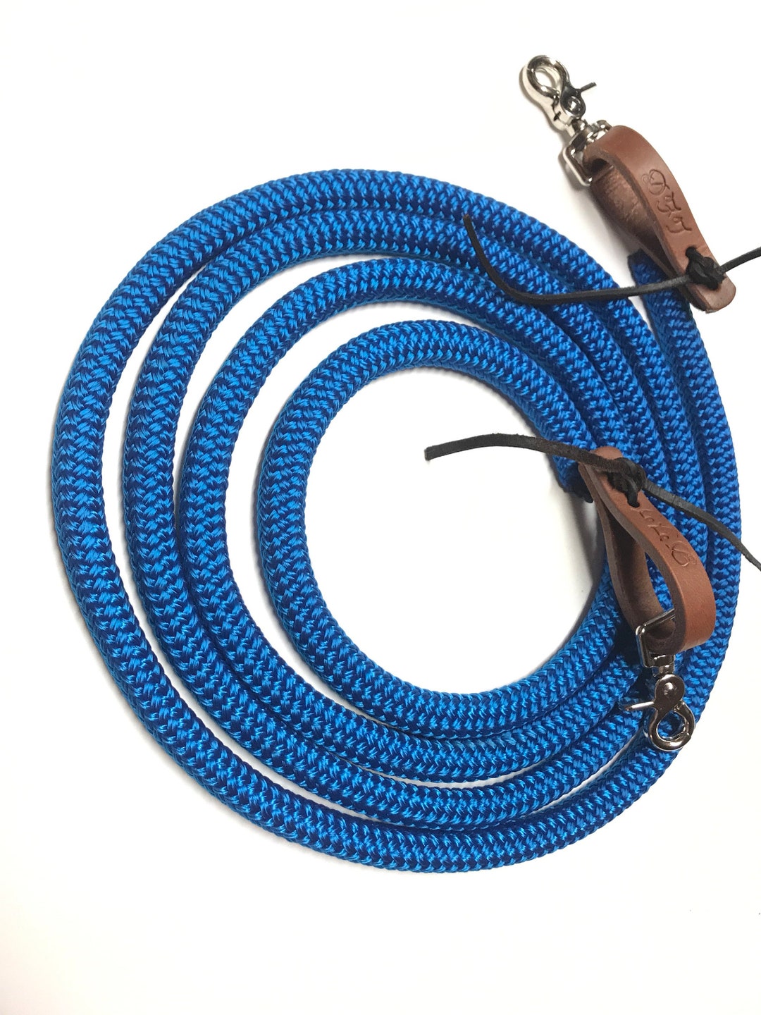 Yacht Rope Reins, Blue Reins, Clinician Grade Yacht Rope Reins, Water ...