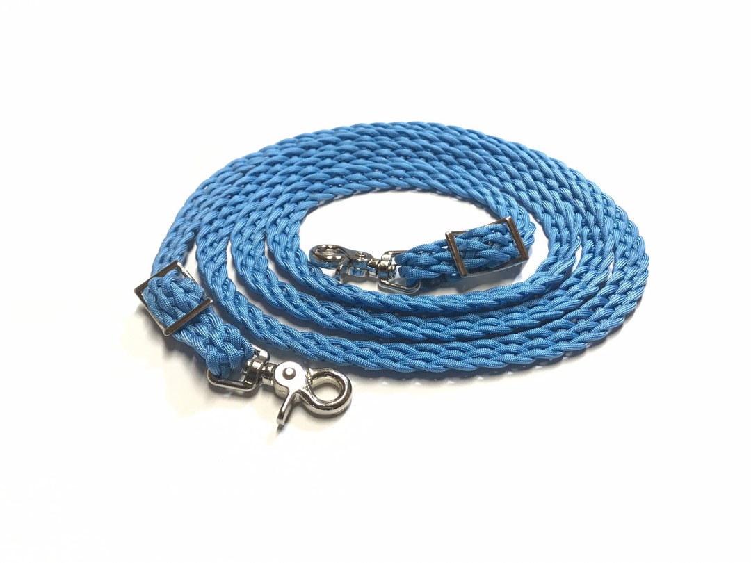 Reins, Flat Reins, Light Blue Reins, Horse Tack, Western Reins ...