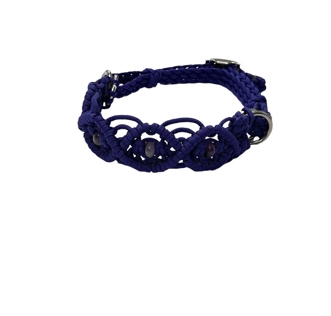 Baroque Fancy Purple Side Pull Hackamore Attachment Braided Noseband ...