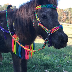 Miniature Horse Tack Set, Pony Tack Set, Rainbow Pony Tack Set, Pony ...