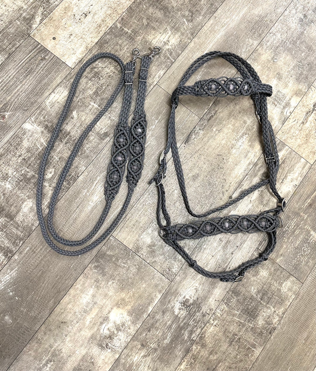 Bitless Bridle Set With Reins Horse Bitless Bridle With a - Etsy