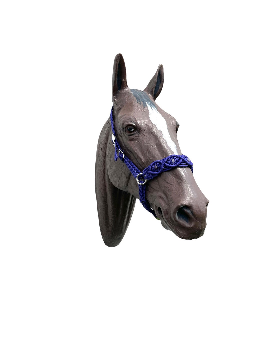 Bitless Bridle With Fancy Braided Macrame Side Pull Hackamore With ...