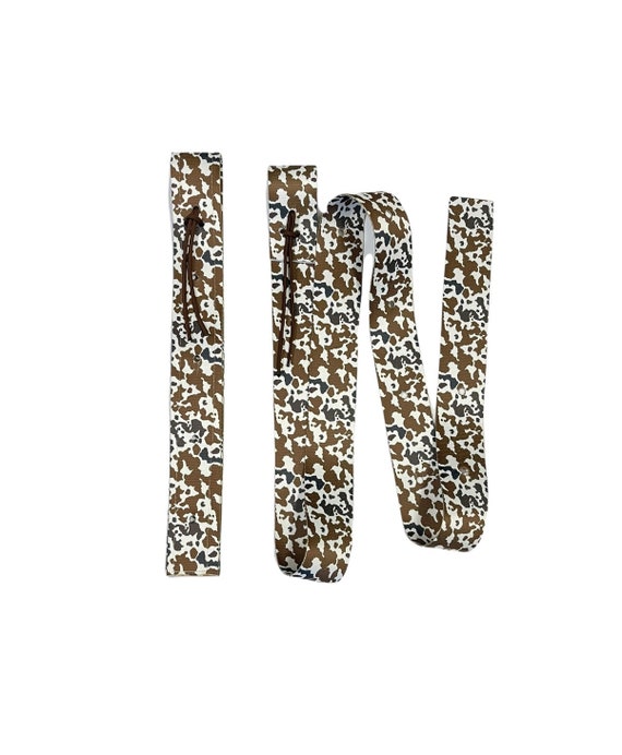 Cow Print Cinch Strap Set Colored Patterned Webbing for | Etsy