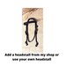 Black Hackamore Black Side Pull Hackamore With a Whoa - Etsy