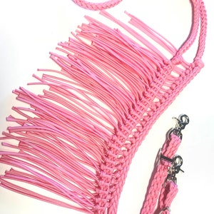 Reins With Fringe, Fringe Reins, Horse Tack, Barrel Reins, Reins ...