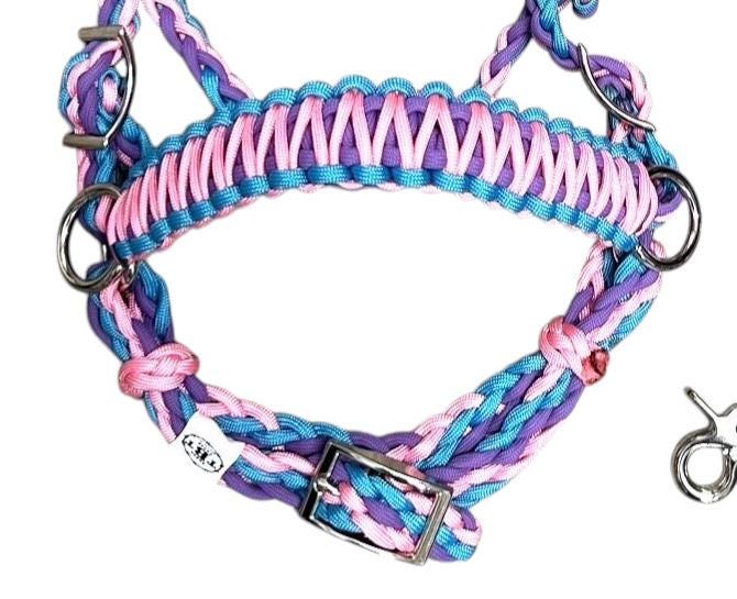Side Pull Hackamore Pink , Mini to Draft, Pony Hackamore, Bitless ...