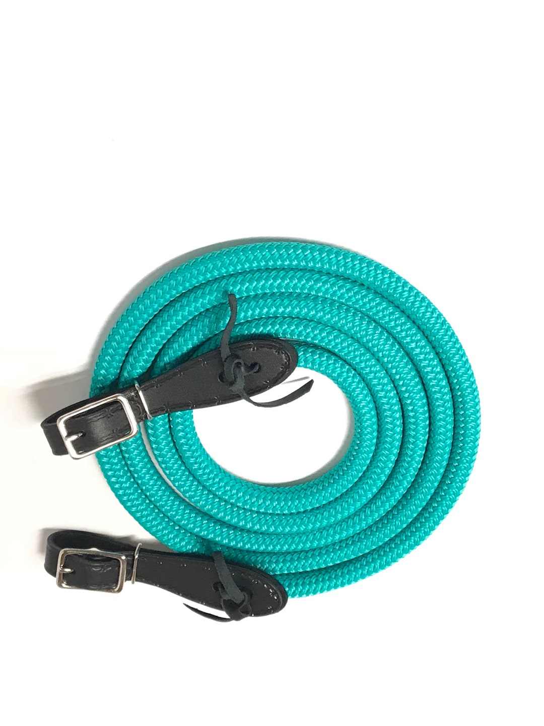 Yacht Rope Reins, Green Turquoise Rein, Horse Tack, Yacht Rope Reins ...