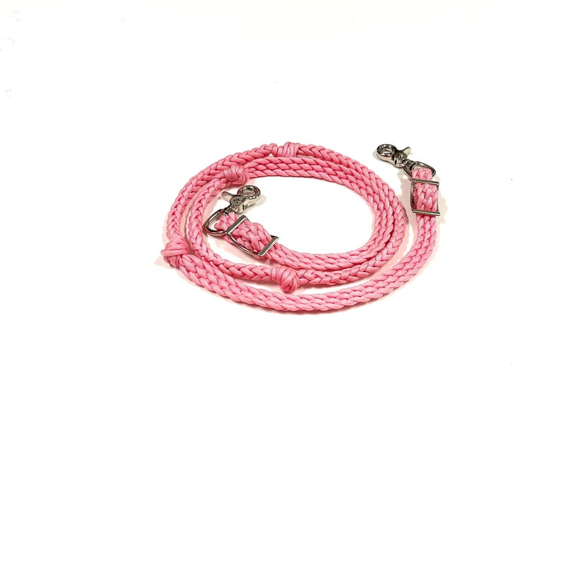 Pink Reins Barrel Reins With Grip Knots - Etsy