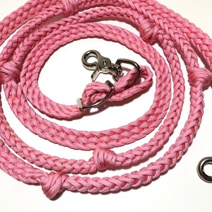 Pink Reins, Barrel Reins With Grip Knots - Etsy