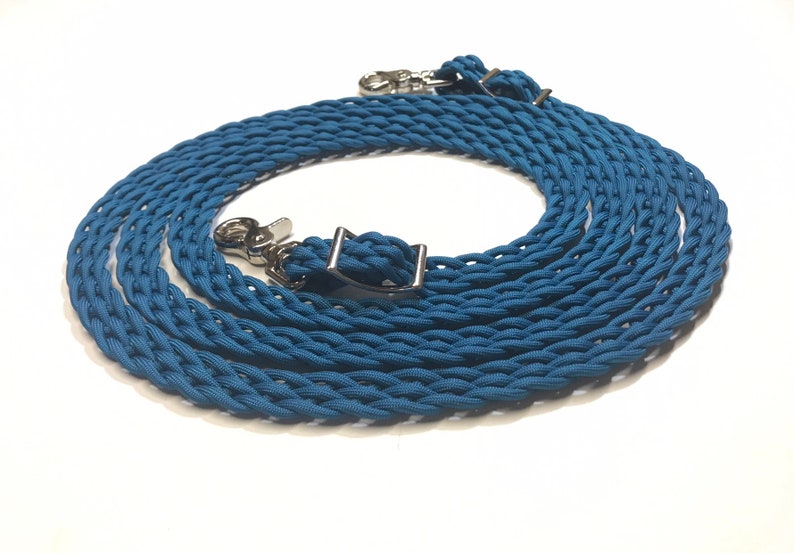 Horse Reins Flat Reins Blue Reins Horse Tack Western - Etsy