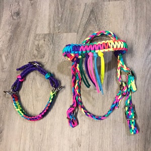 Rainbow Pony Fringe Tack Set - Etsy