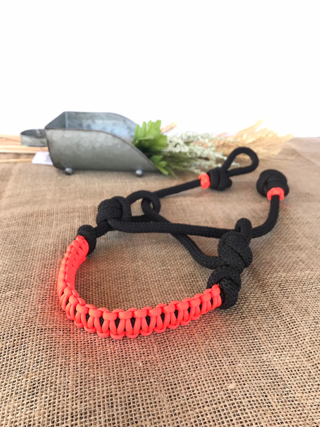 Neon Orange Indian Bosal, Bitless, Bitless Attachment, Bitless Bridle ...