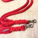 Red Cotton Rein Red Horse Tack Cotton Rein Twisted Cotton - Etsy