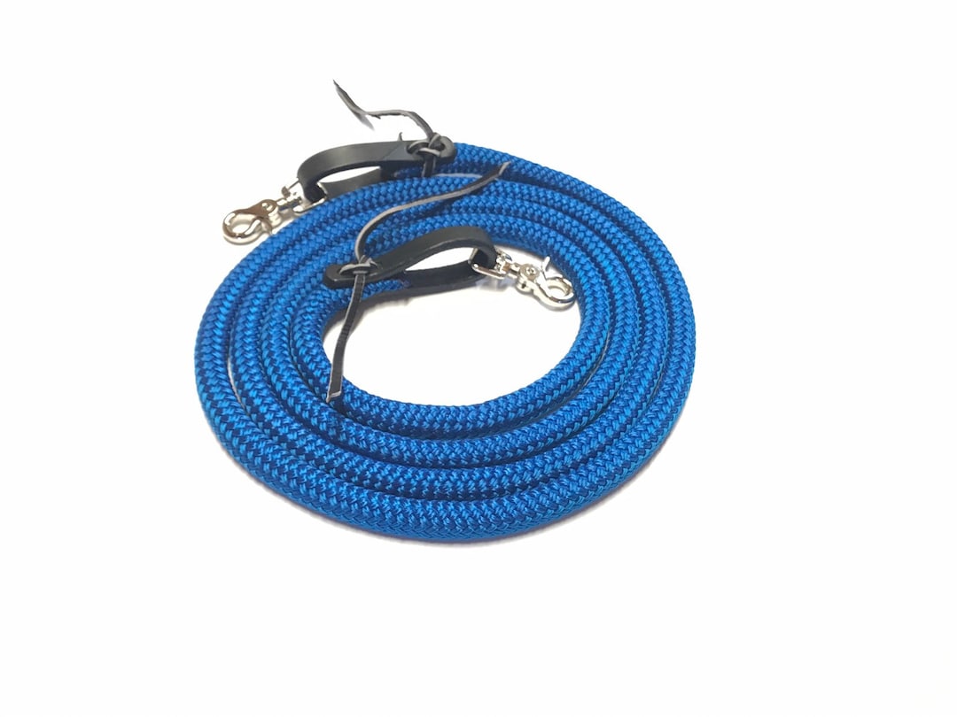 Yacht Rope Reins, Blue Reins, Rope Reins, Water Loops, Endurance Reins ...